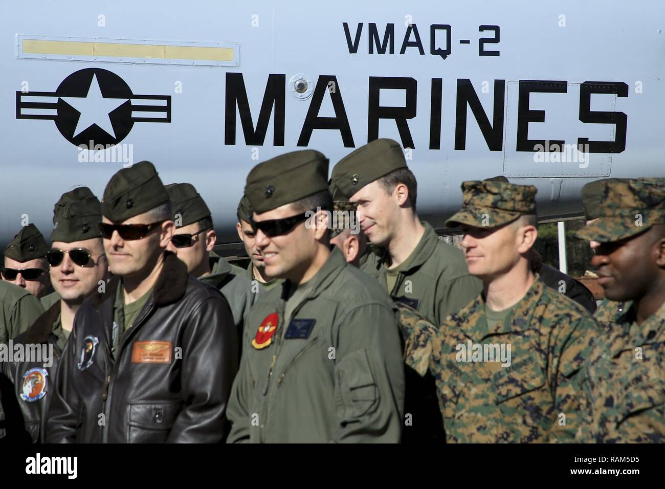 U.S. Marines attached with Marine Tactical Electronic Warfare units ...