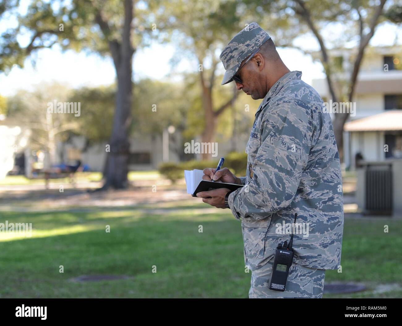 Lt. Col. Billy Wilson, 81st Training Wing inspector general, logs ...