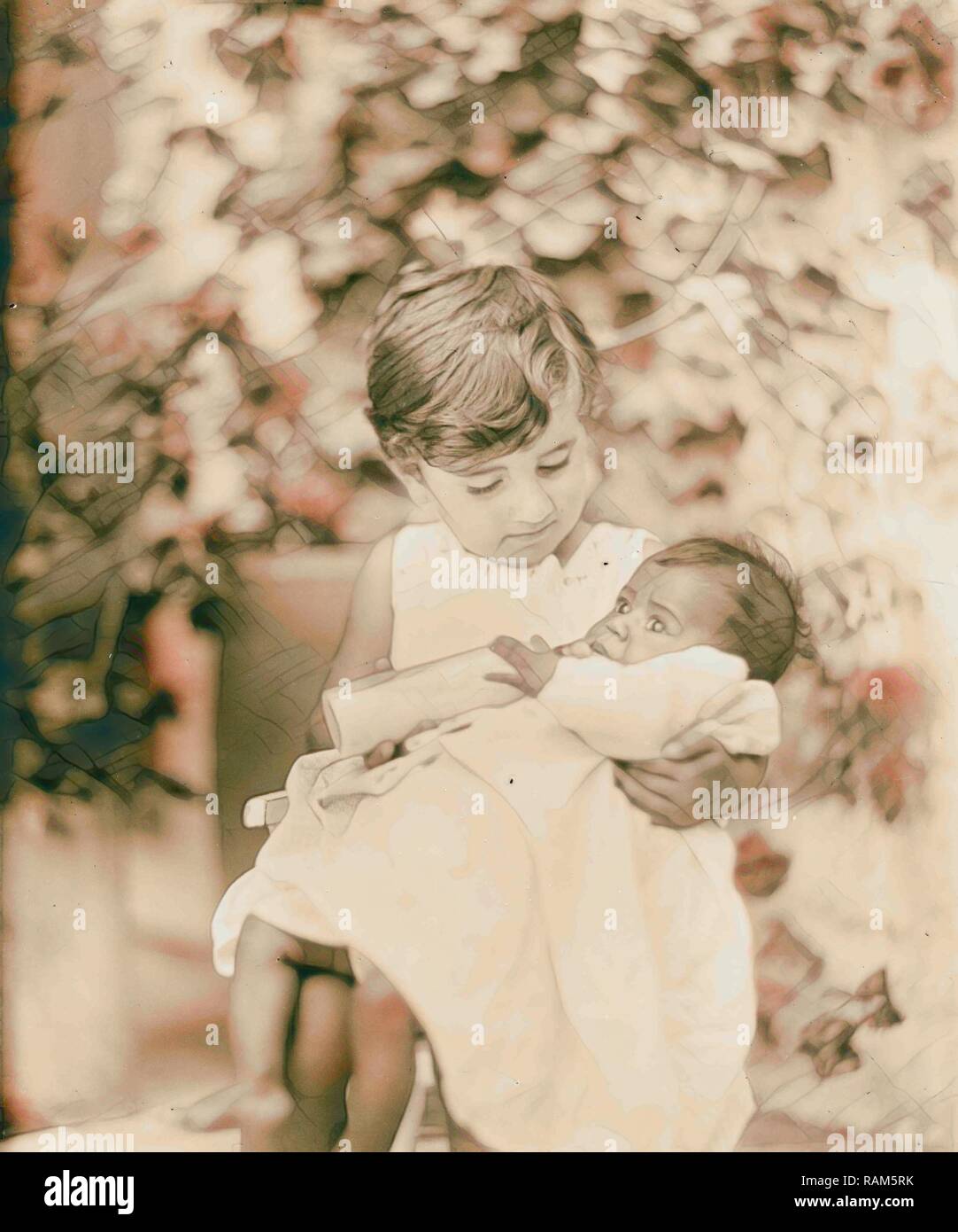 Anna Spafford baby home, Jerusalem 1925, Israel. Reimagined by Gibon ...