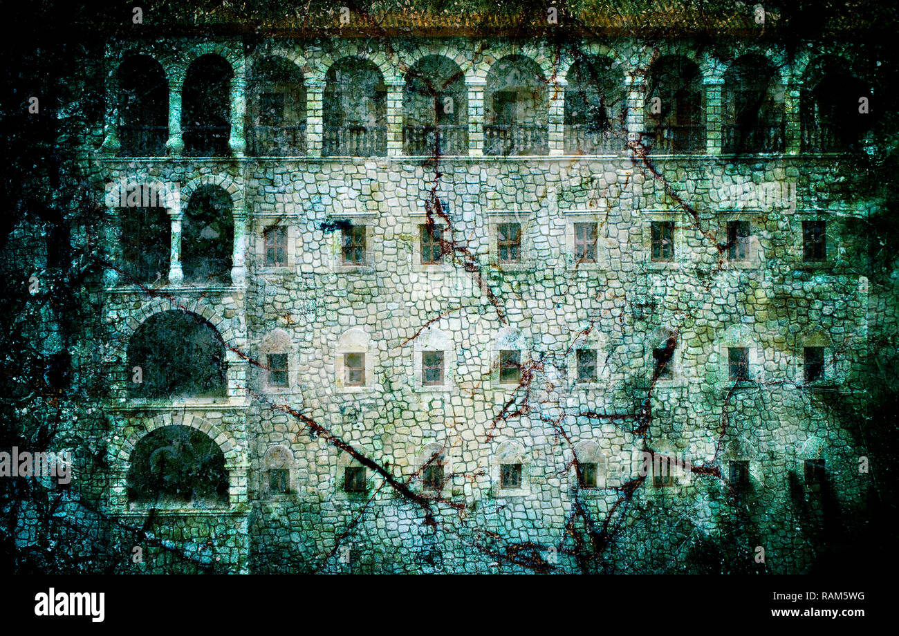 Abstract Grunge Historical Building Background Texture Photo Stock ...