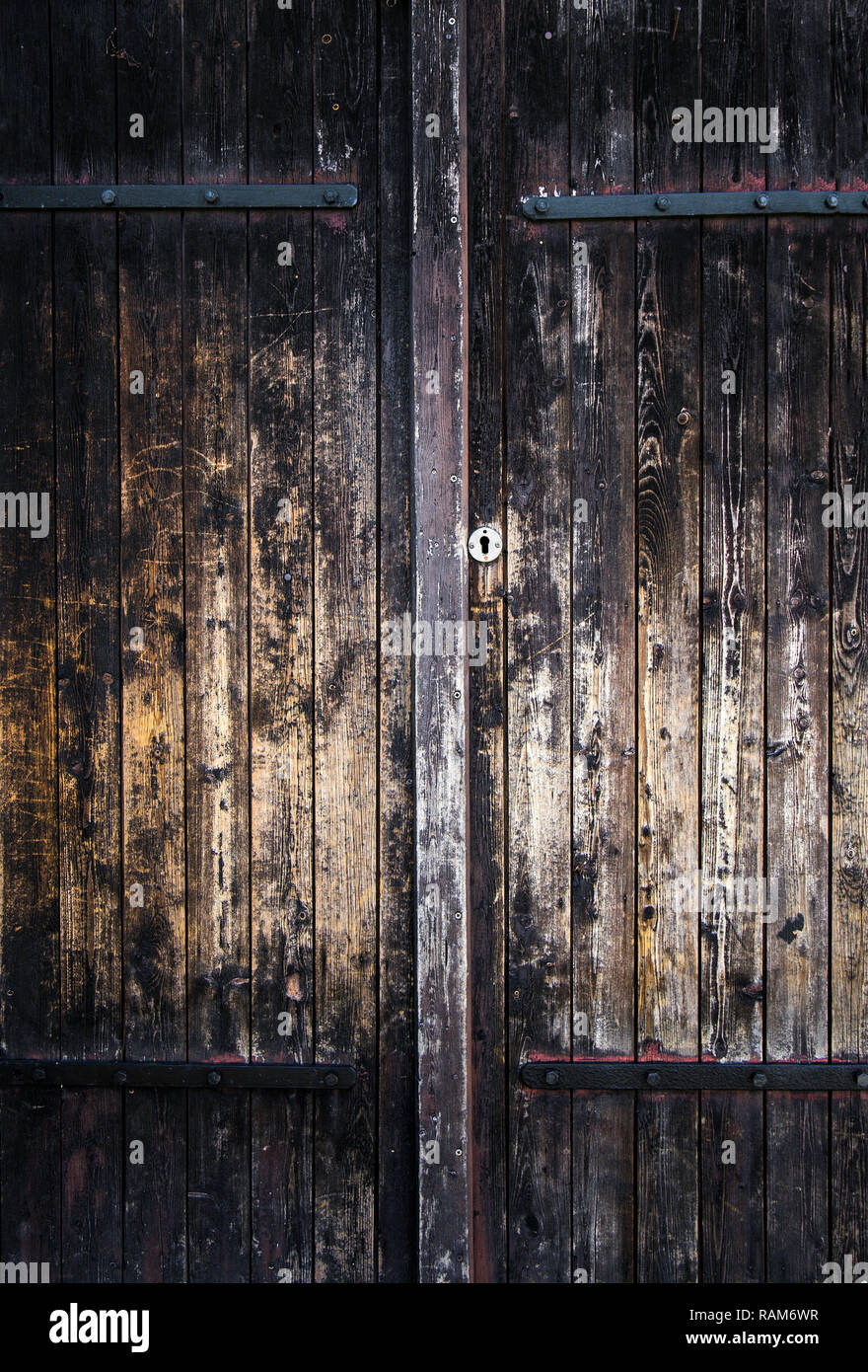 Abstract Grunge Wooden Door Background Texture Photo Stock Photo - Alamy