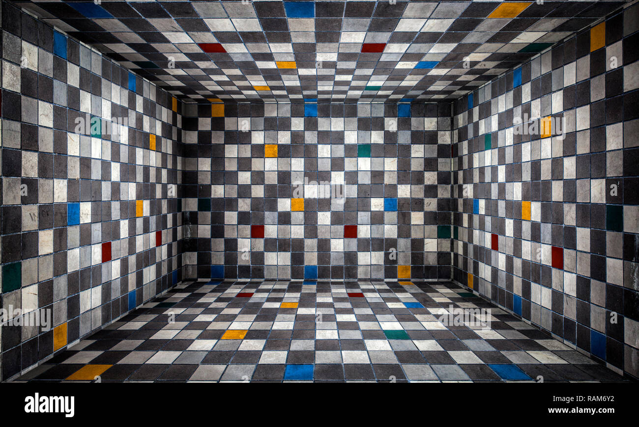 Abstract Urban Interior Brick Room Stage Background Texture Stock Photo ...