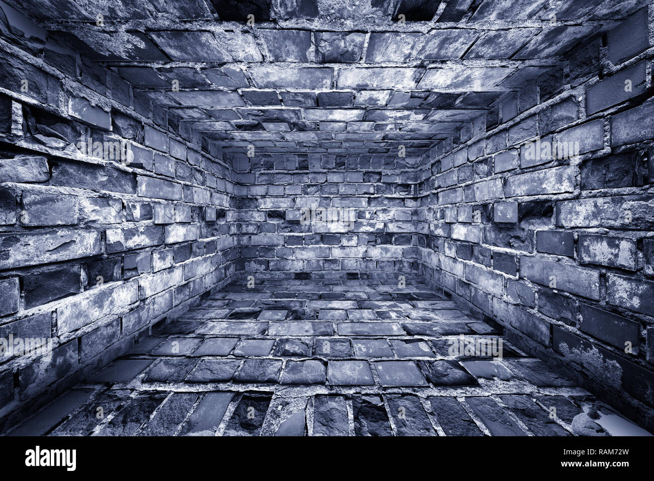 Abstract Urban Interior Brick Room Stage Background Texture Stock Photo ...
