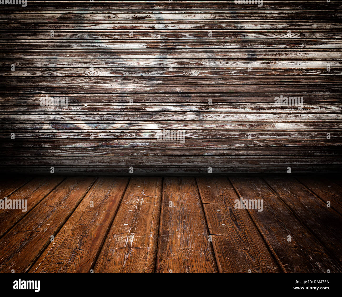 Abstract Urban interior wooden wall stage Background Stock Photo - Alamy
