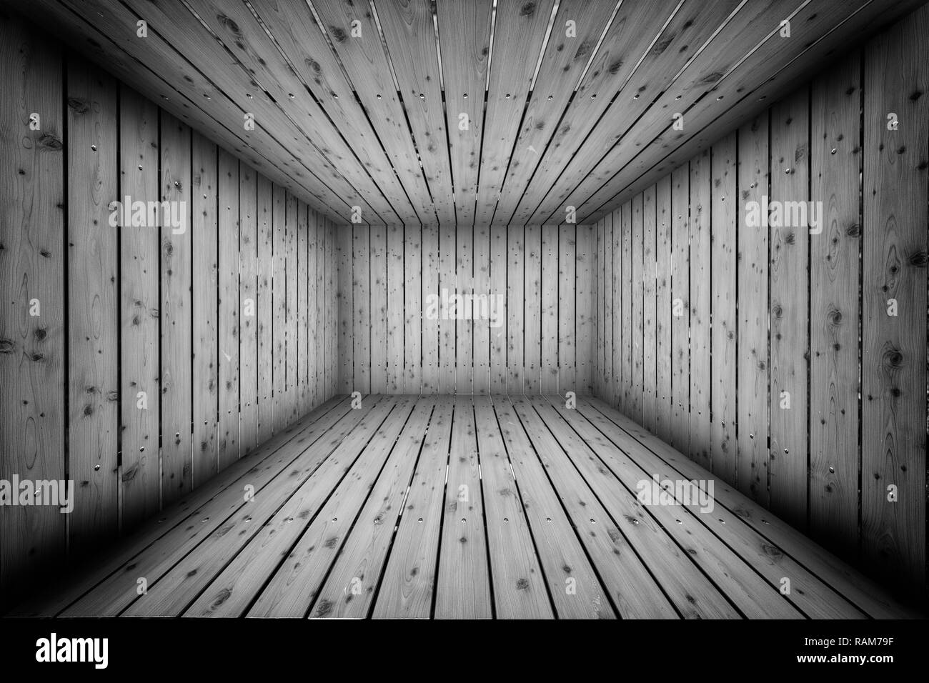 Gray wooden background weathered distressed Black and White Stock ...