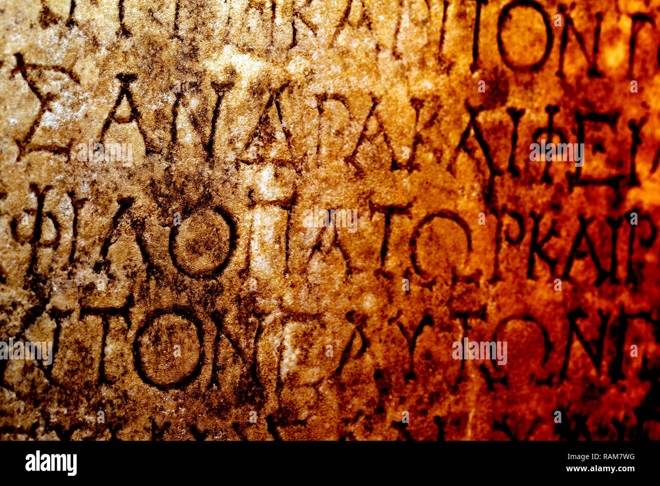 Ancient Greek Writing On Stone High Resolution Stock Photography and ...