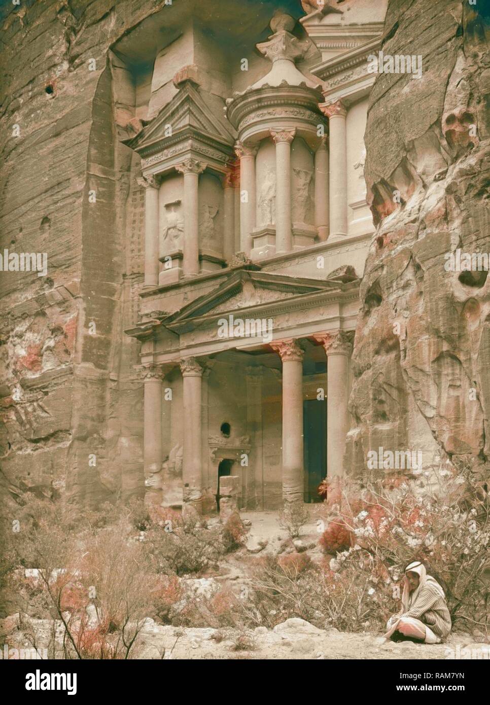 Petra. 1898, Jordan, Petra (Extinct city). Reimagined by Gibon. Classic ...