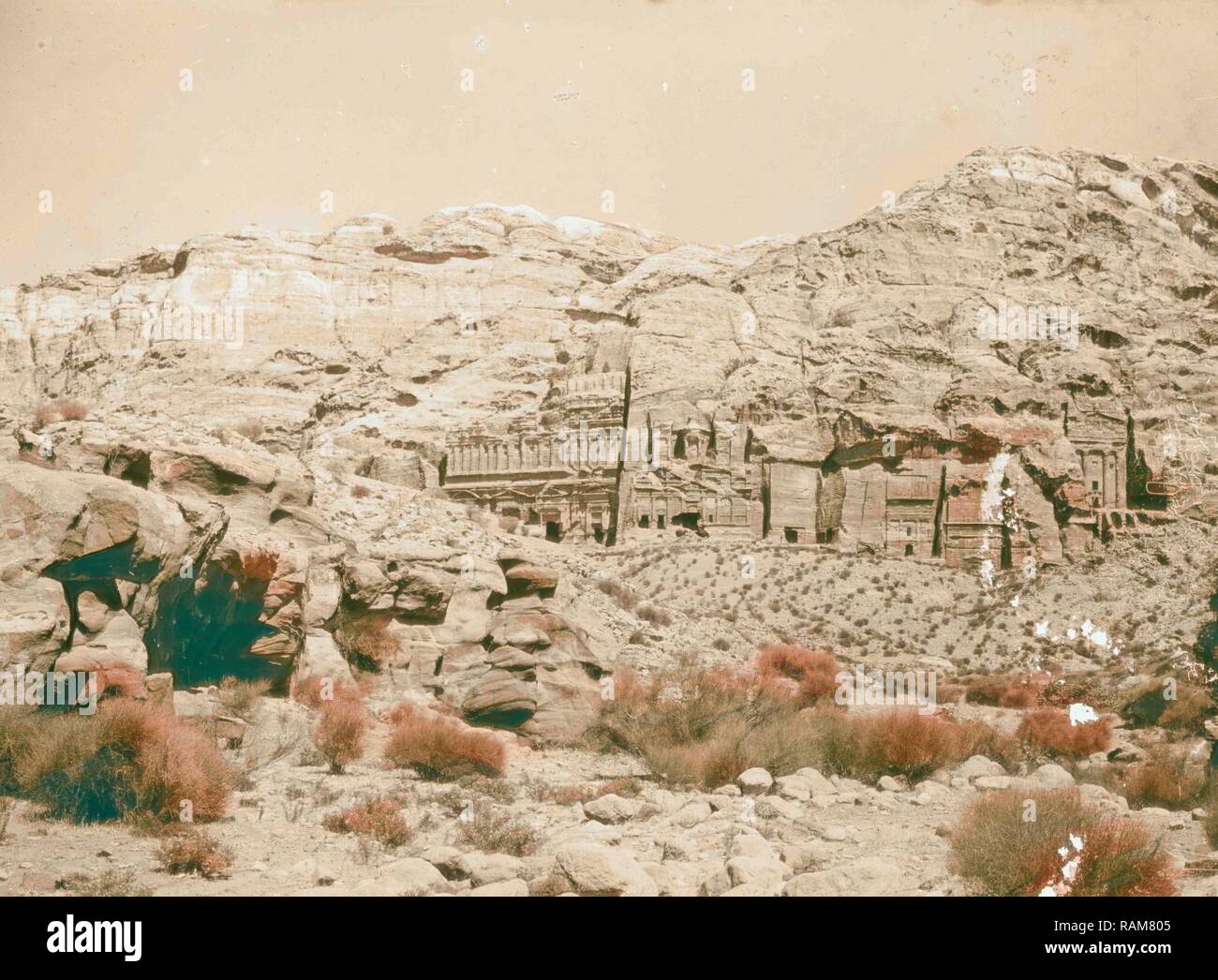 Petra. 1898, Jordan, Petra (Extinct city). Reimagined by Gibon. Classic ...