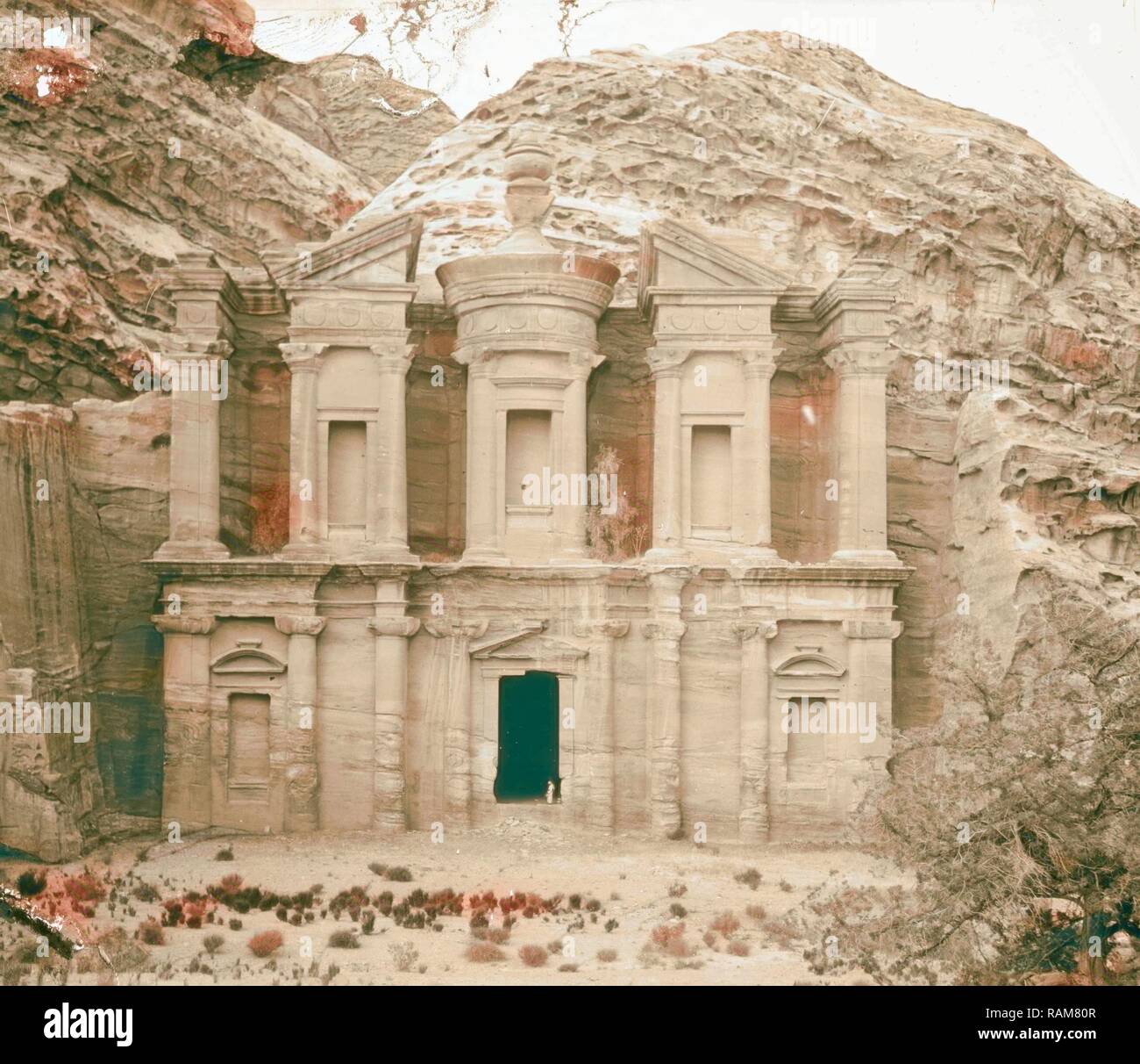 Petra. 1898, Jordan, Petra (Extinct city). Reimagined by Gibon. Classic ...
