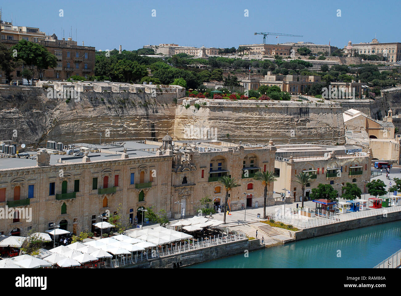 The Valletta "Waterfront" (Malta) is a promenade in Floriana, Malta ...