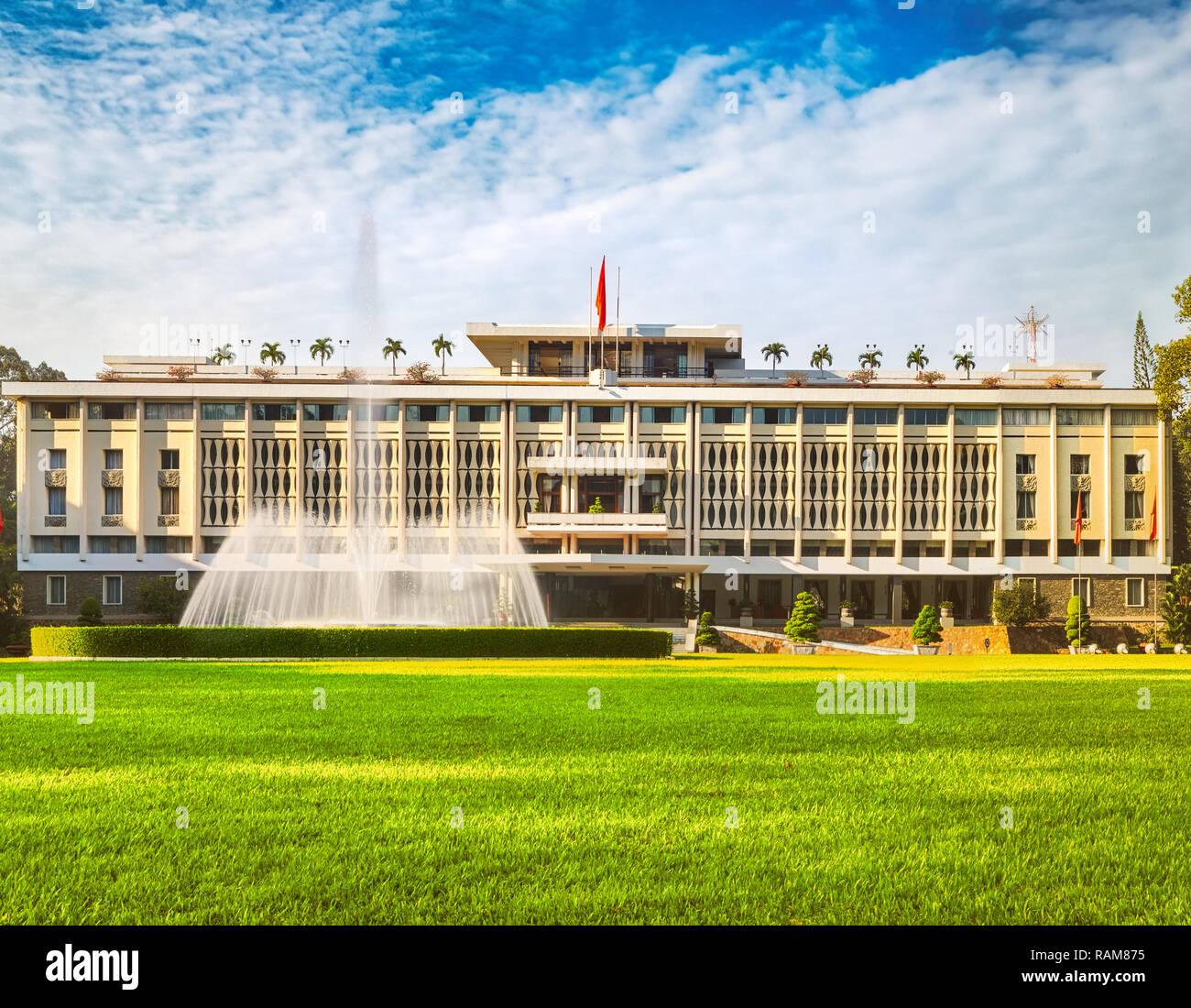 Independence Palace or Reunification Palace in Ho Chi Minh City ...
