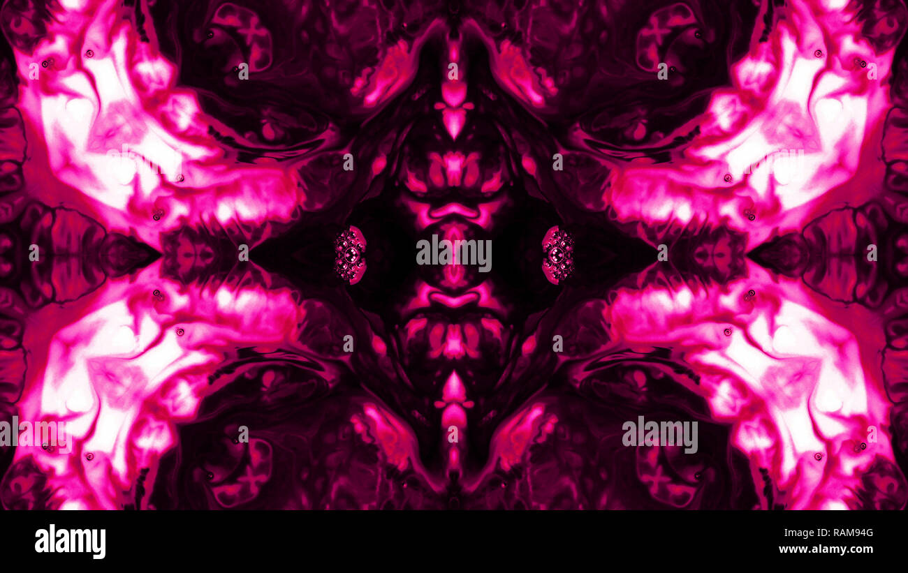 Abstract Paint Brush Ink Explode Spread Smooth Concept Symmetric ...