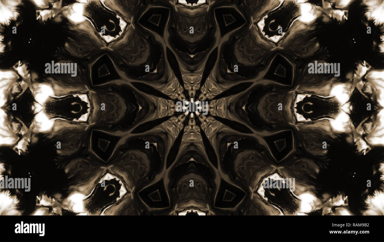 Abstract Paint Brush Ink Explode Spread Smooth Concept Symmetric ...