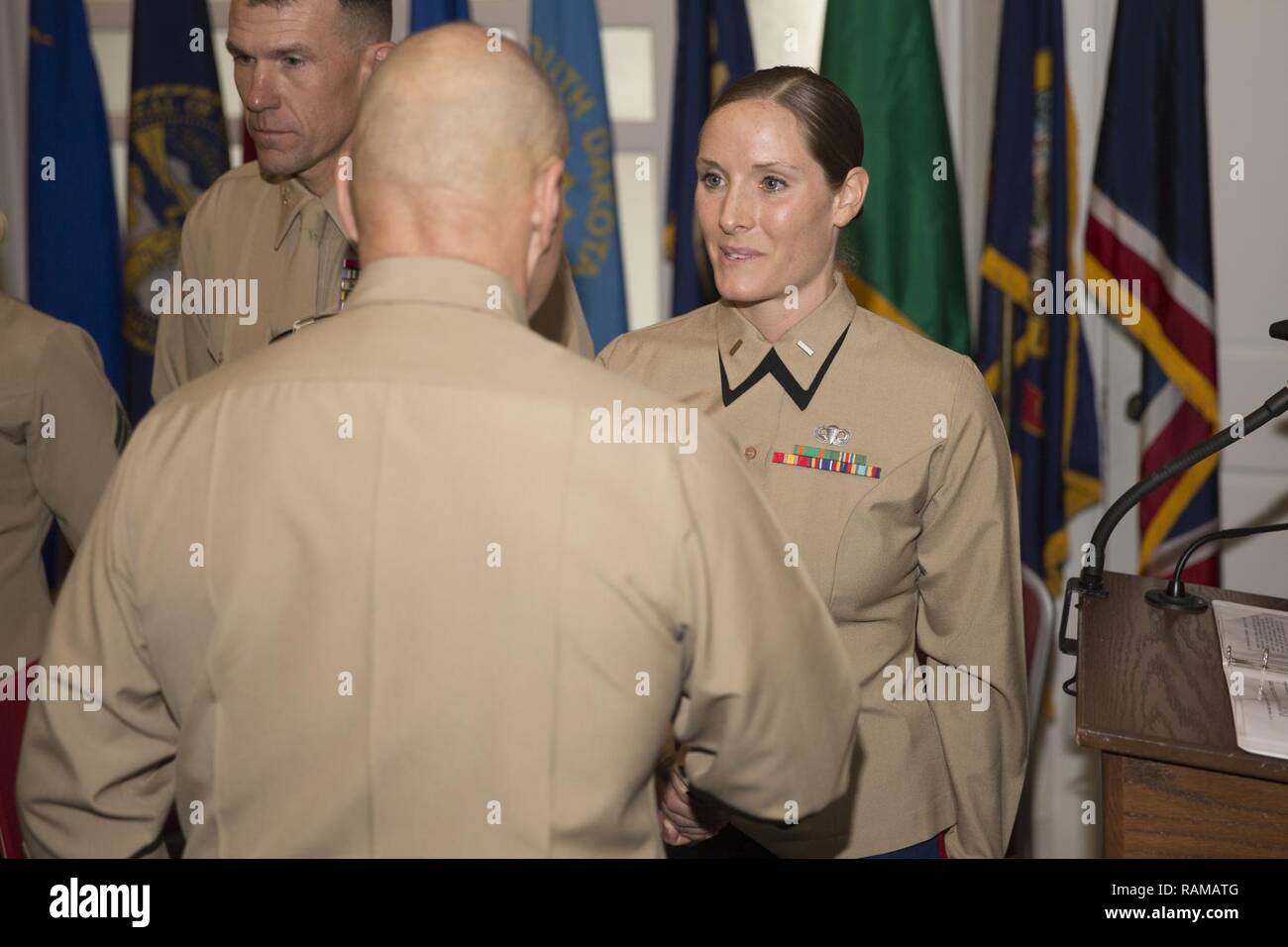 Female drill instructors hi-res stock photography and images - Alamy