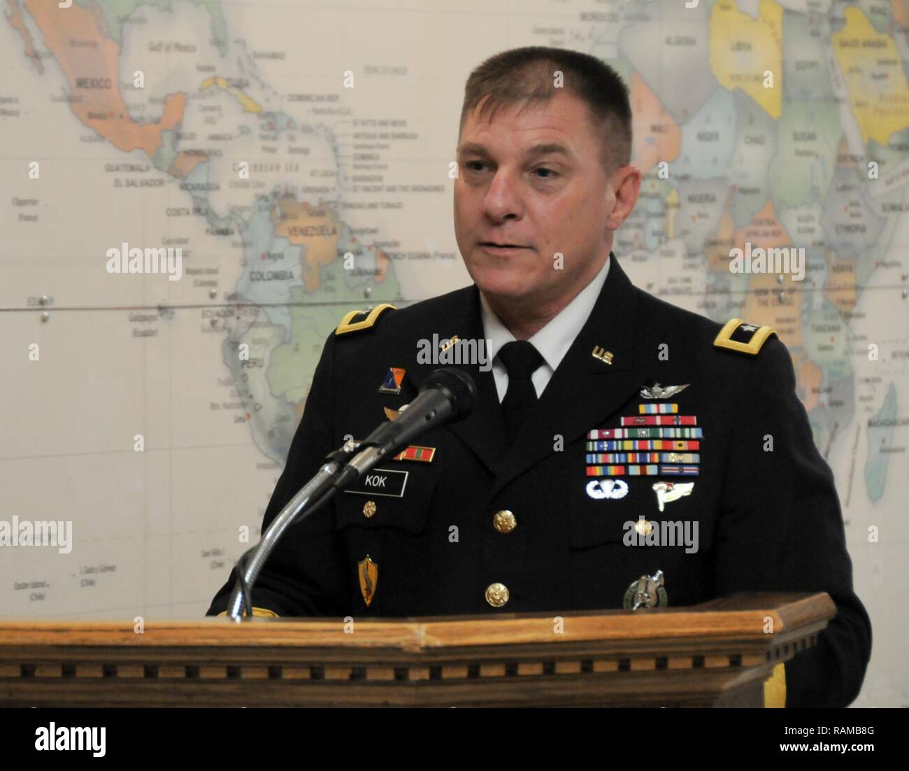 Maj. Gen. Troy D. Kok, commanding general of the U.S. Army Reserve’s ...