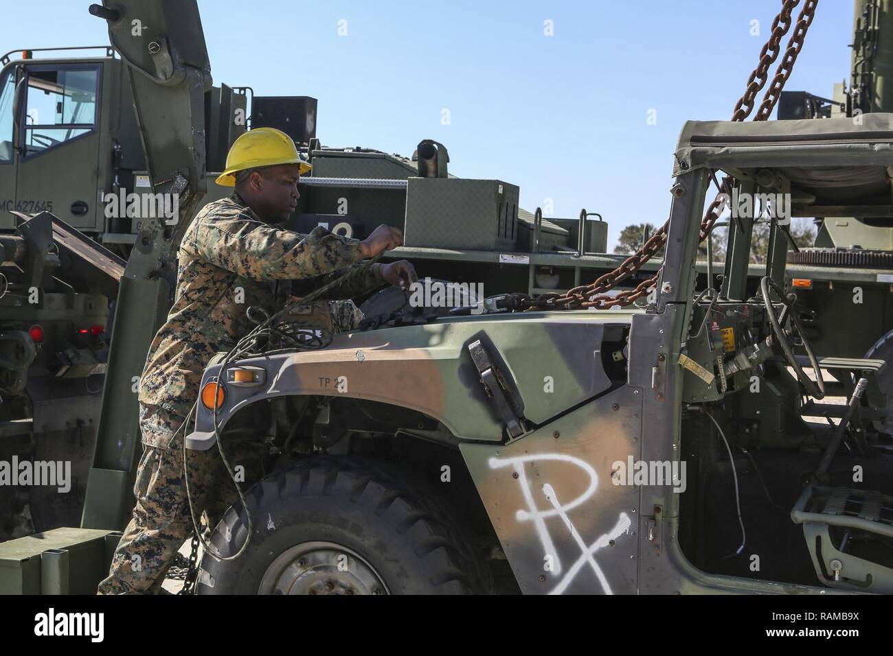 U.S. Marine Corps Staff Sgt. Johnathon R. Robinson, Heavy Equipment ...