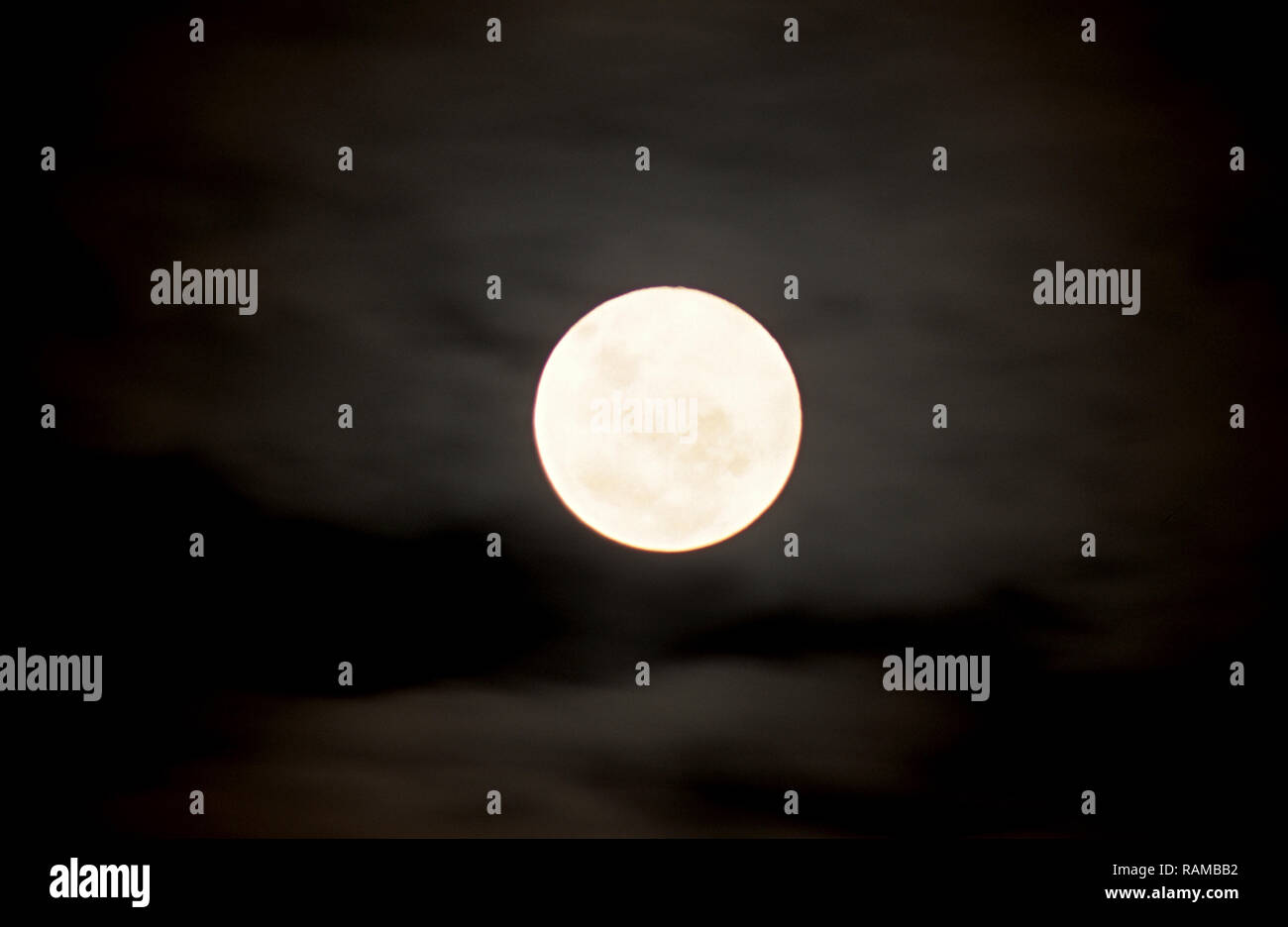 A FULL MOON Stock Photo - Alamy