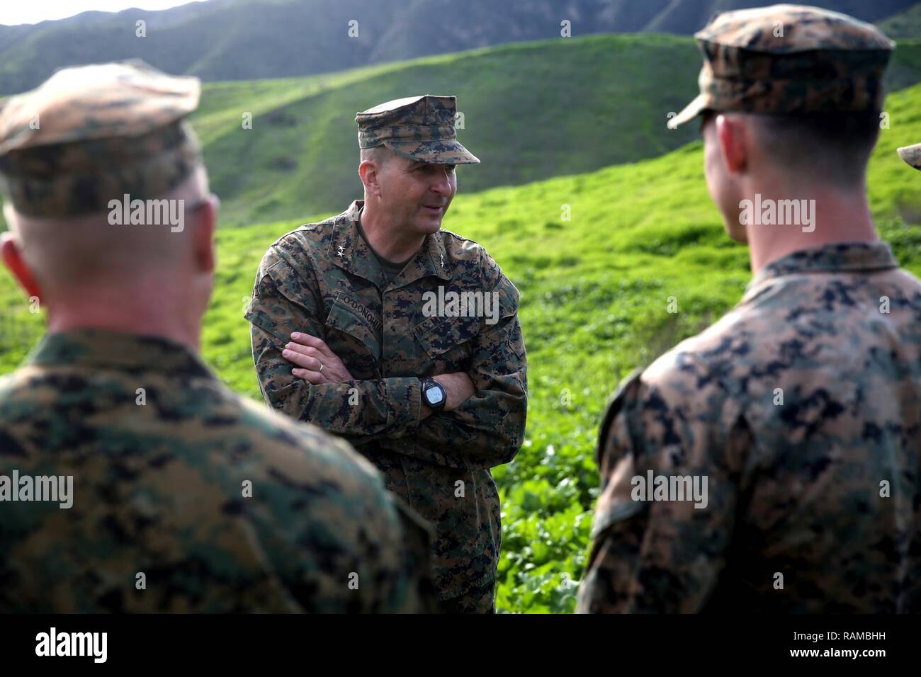 Major General Daniel O’Donohue, 1st Marine Division Commanding General ...