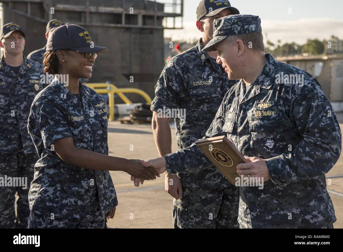 PEARL HARBOR, Hawaii (Feb. 17, 2017) Capt. Richard Seif, commander ...