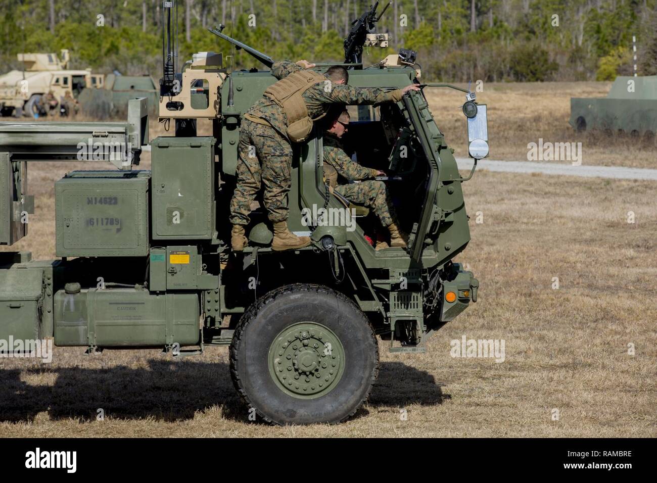 U.S. Marines with Battery F, 3rd Battalion, 14th Marine Regiment, 4th ...