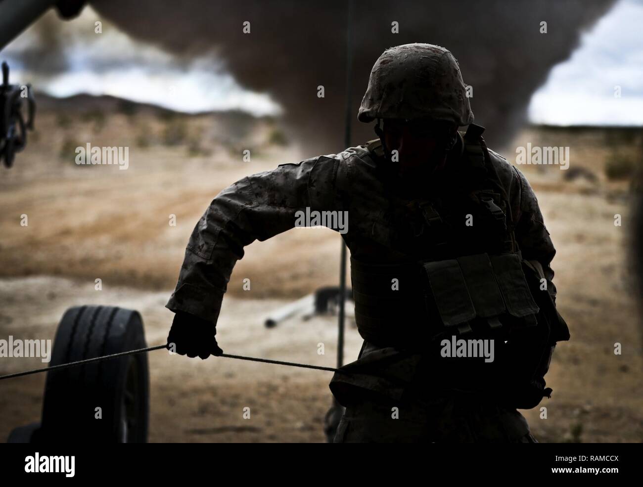 Cpl. Austin M. Mickelson, a field artillery cannoneer with Bravo ...