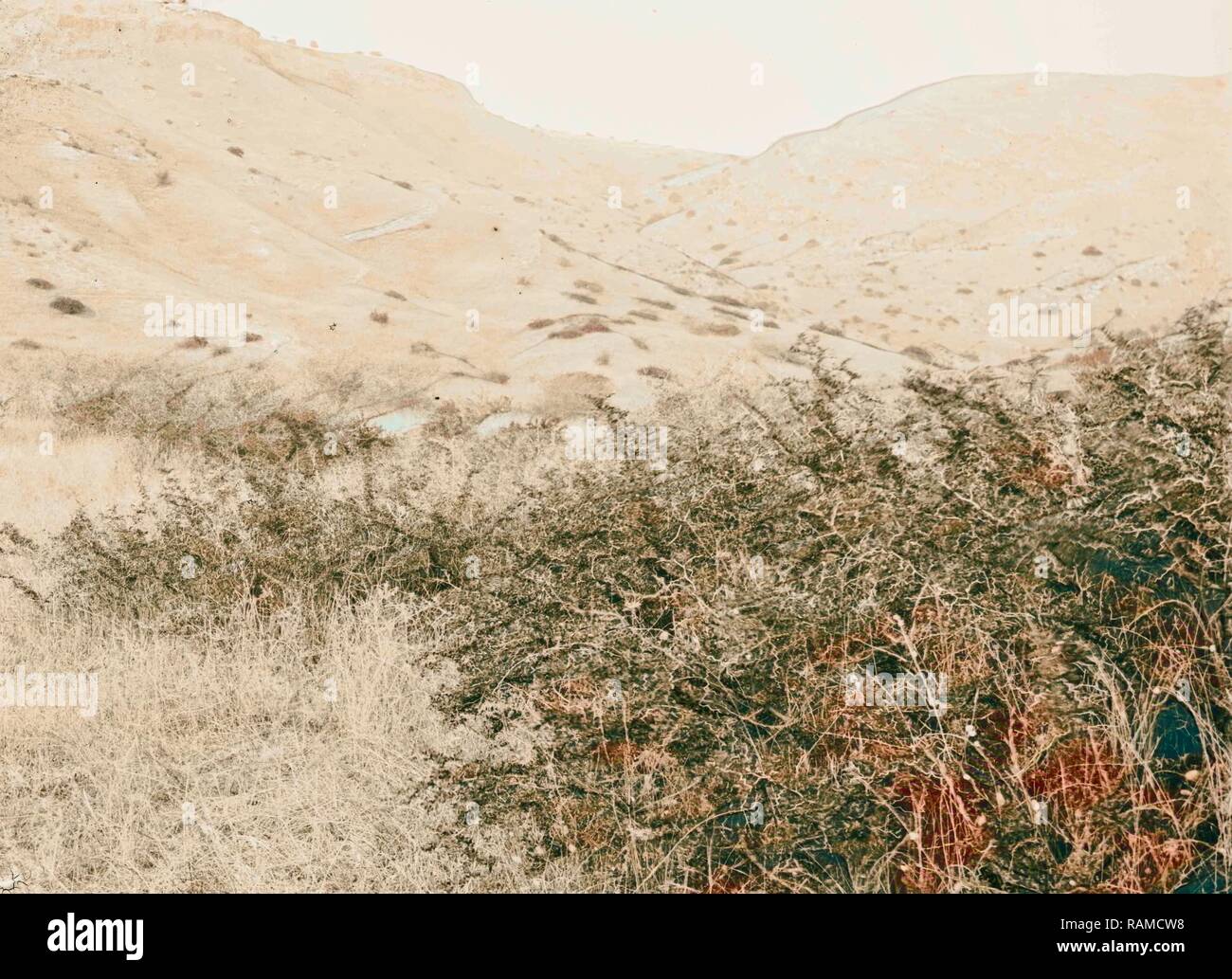 Gamala. Photo shows the site of the ancient Greek city of Susita ...