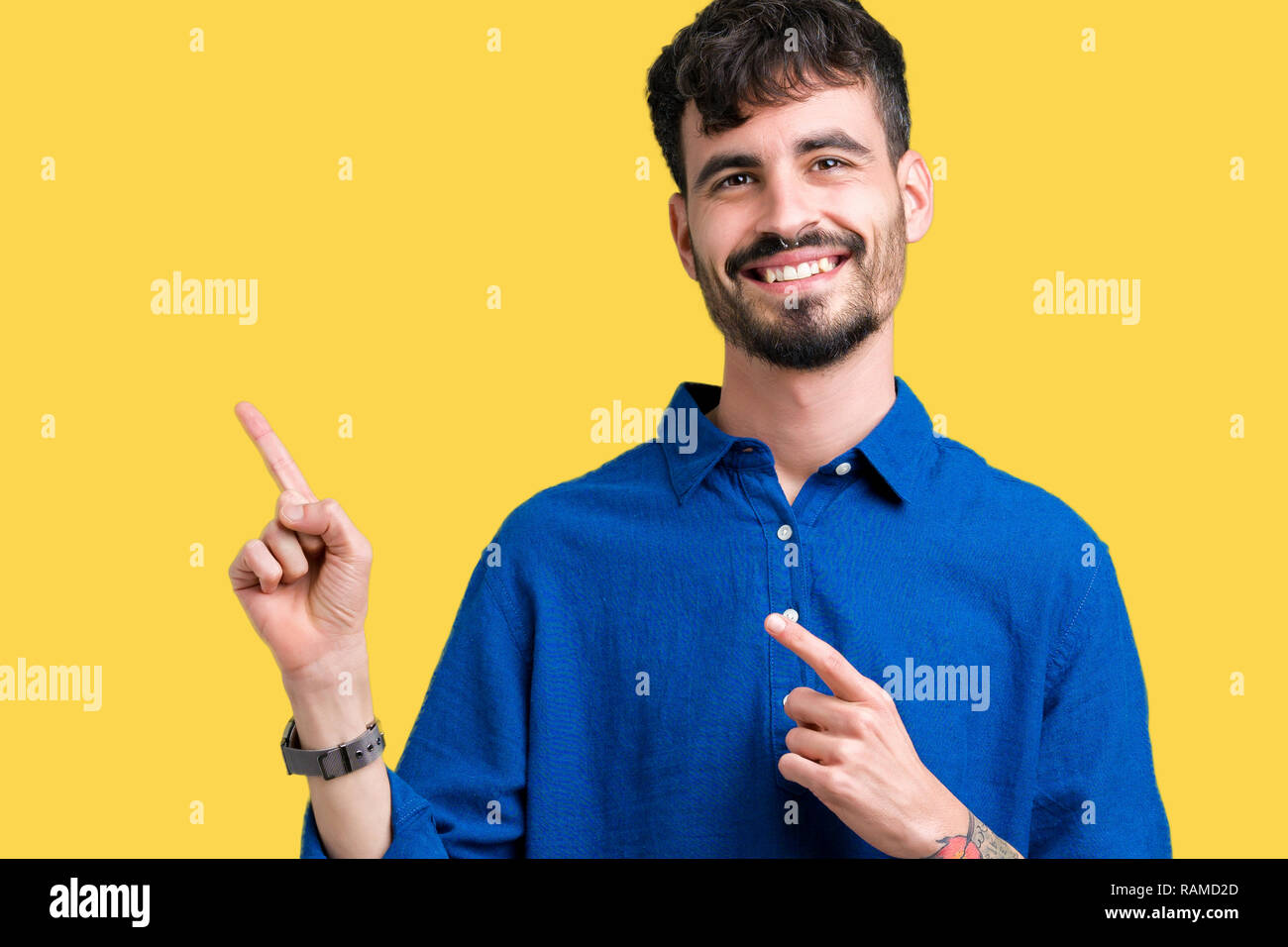 Isolated hands pointing tattoo hi-res stock photography and images - Alamy