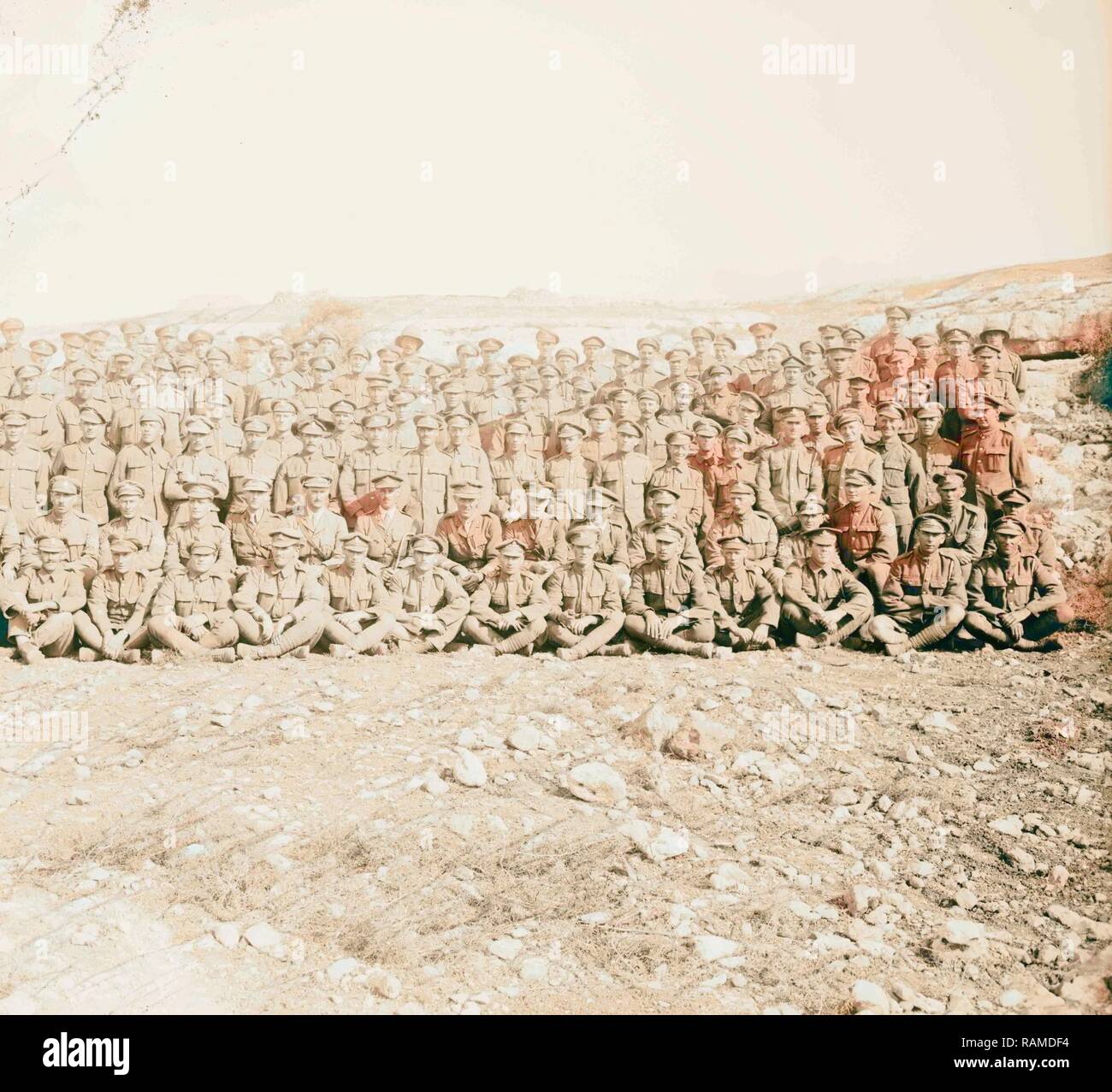 Battery of the 53rd division, 1918, Middle East, Israel and/or ...