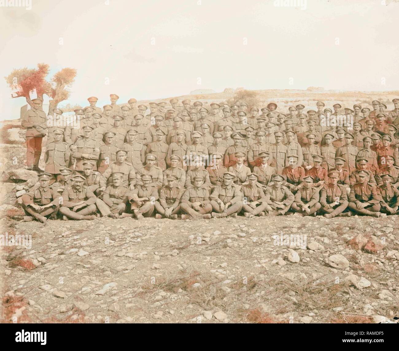 Battery of the 53rd division, 1918, Middle East, Israel and/or ...