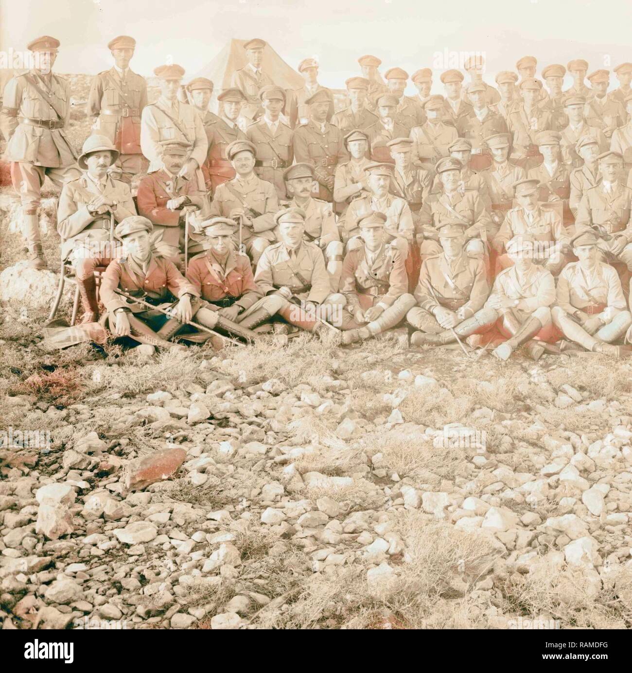 Battery of the 53rd division, 1918, Middle East, Israel and/or ...