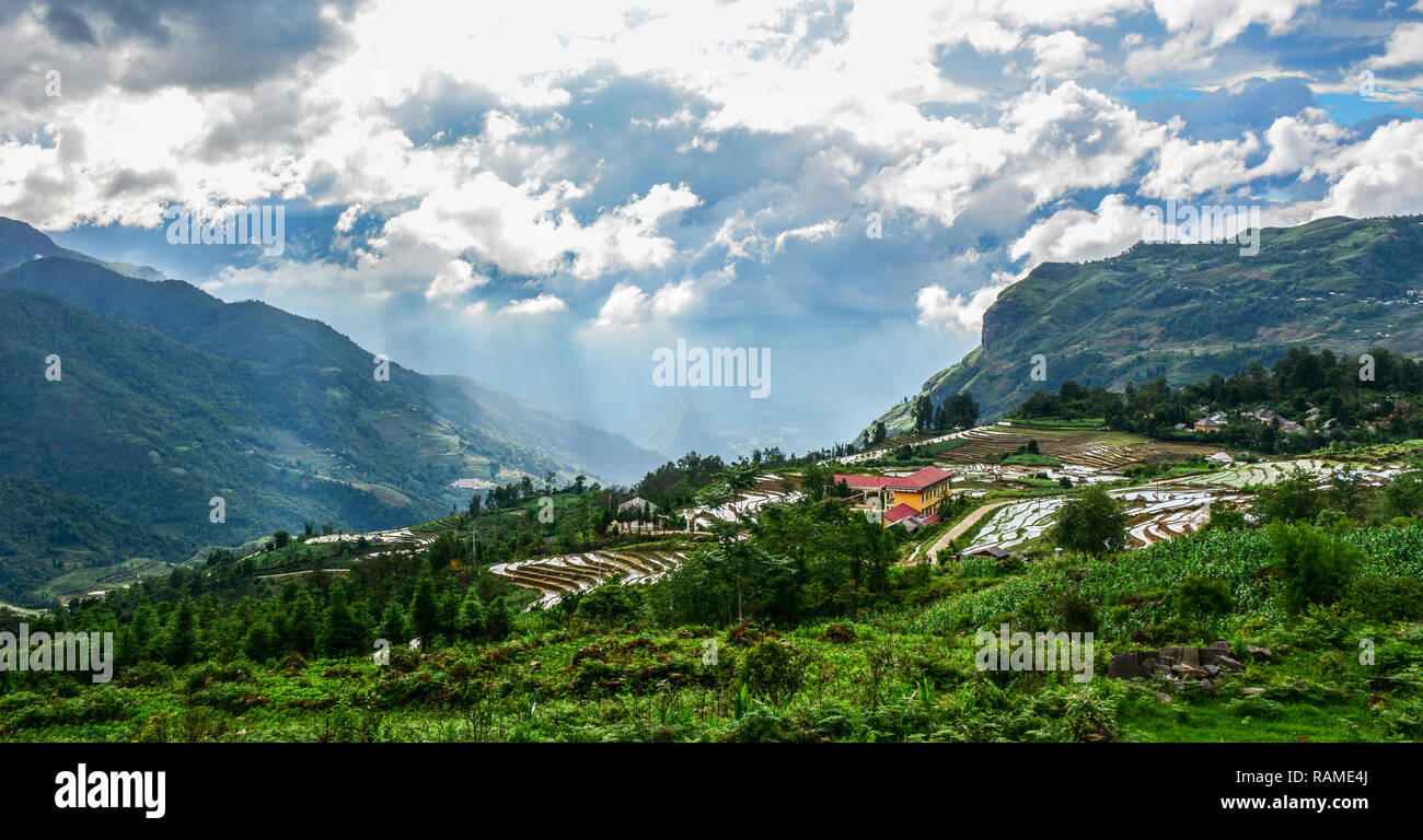 Royalty high-quality free stock image of beautiful terraced rice fields ...