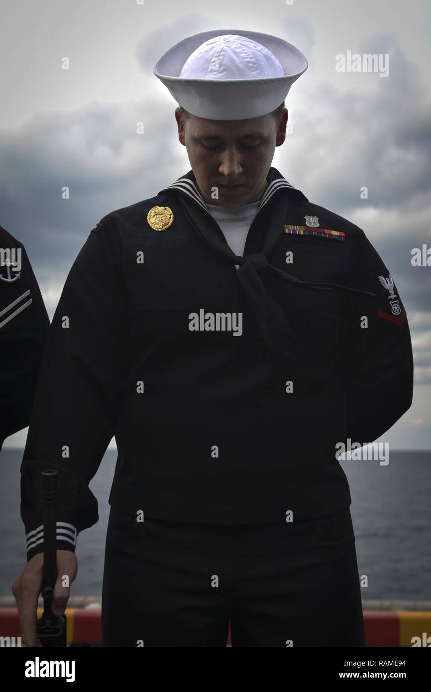 ATLANTIC OCEAN (Feb. 18, 2017) – Master-at-Arms 3rd Class Andrew Crum ...