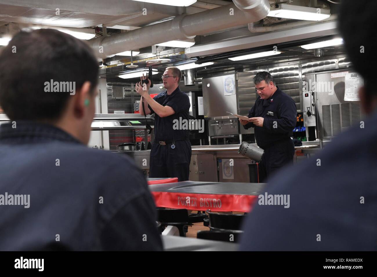 - ROTA, Spain (Feb. 18, 2017) Fire Controlman 2nd Class Lucas Halter ...