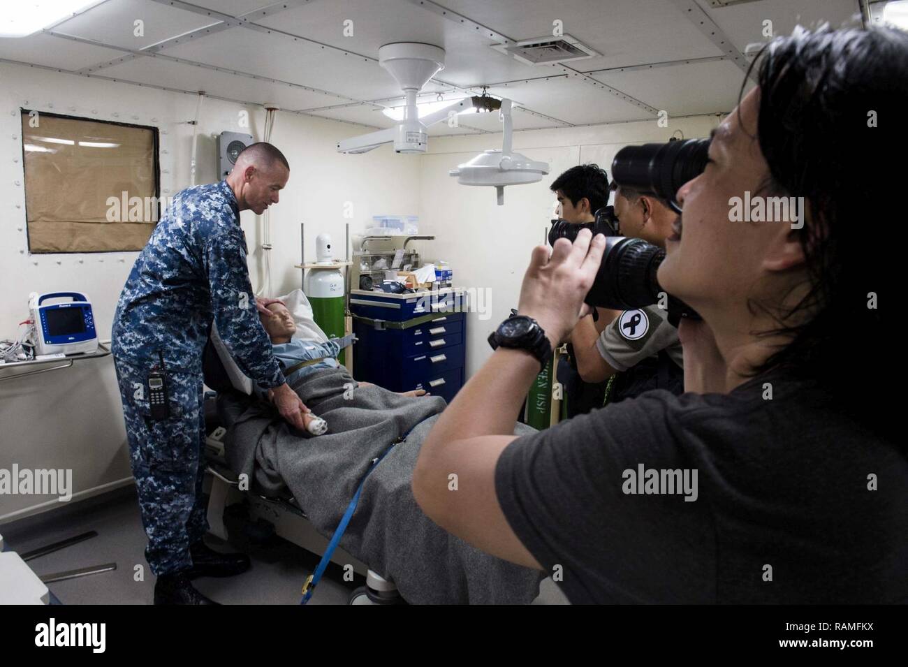 GULF OF THAILAND (Feb. 22, 2017) U.S. Navy Capt. Nathan Moyer ...
