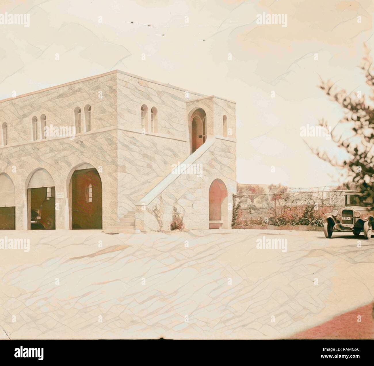 Y.M.C.A. building in Jerusalem 1932, Israel. Reimagined by Gibon ...