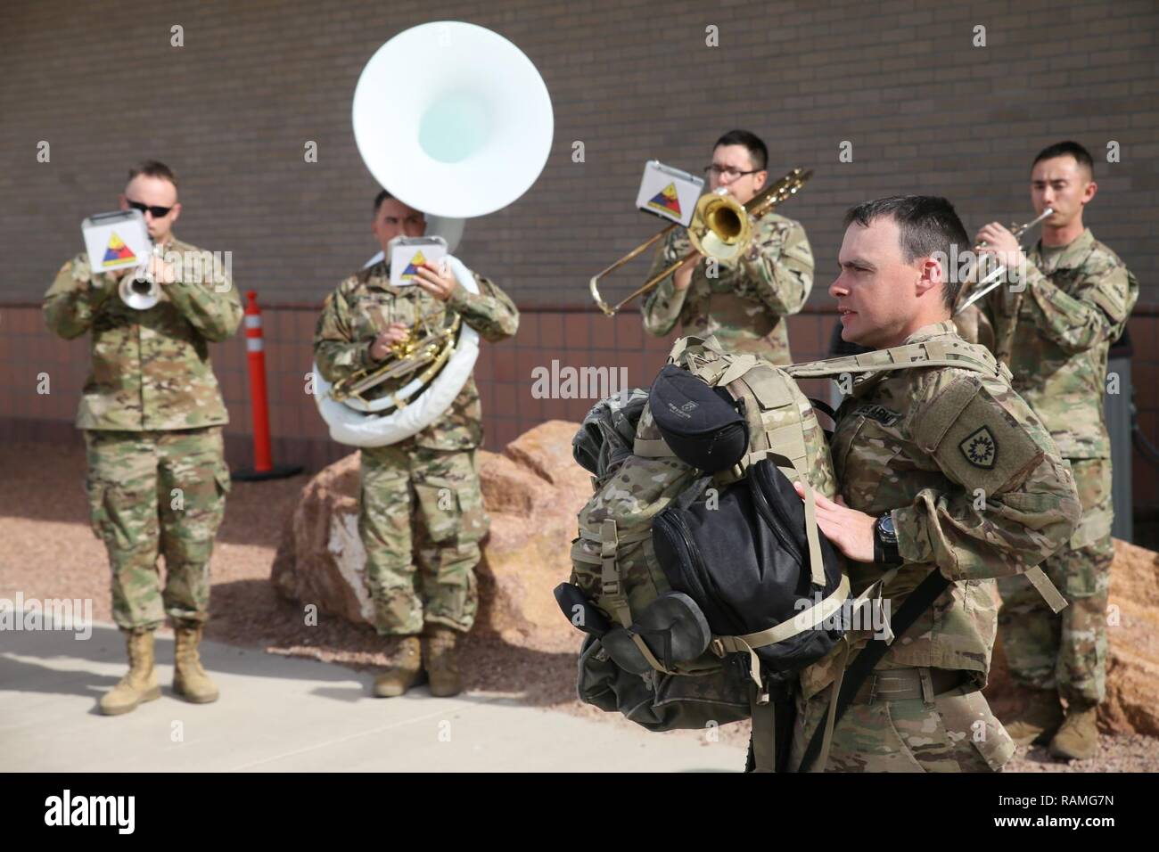 1st armored division band hi-res stock photography and images - Alamy