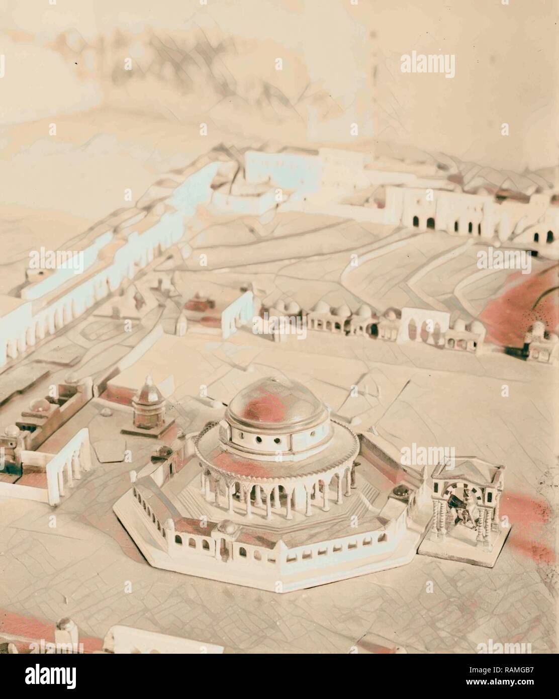 Hadrian's Temple. 1898, Jerusalem, Israel. Reimagined by Gibon. Classic ...