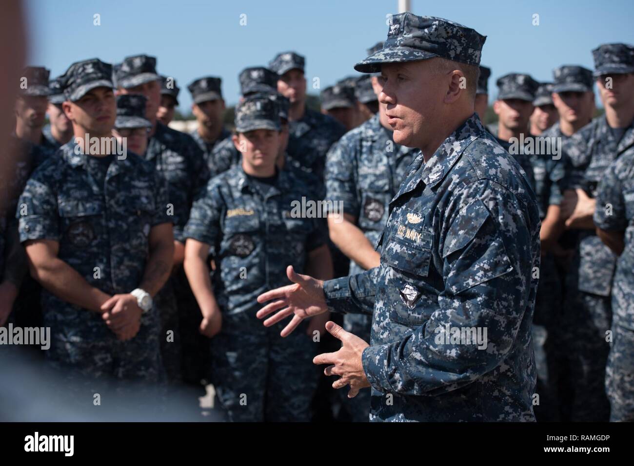PEARL HARBOR, Hawaii (Feb. 22, 2017) Capt. Richard Seif, commander ...