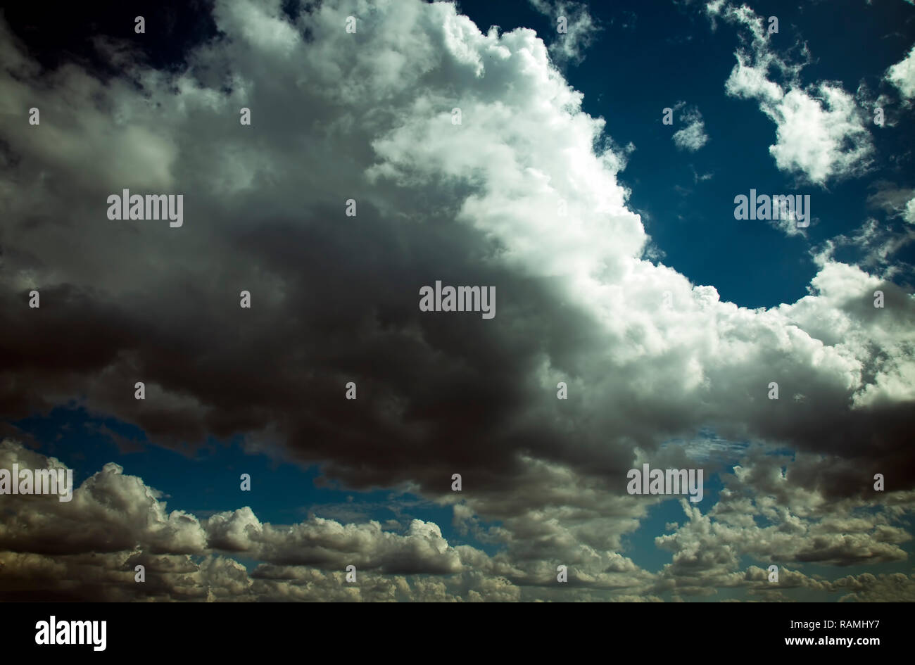 Natural Clouds on Sky Seasonal Weather View Stock Photo - Alamy