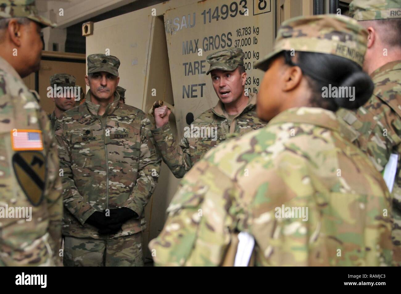 Col. Christopher Norrie, commander of 3rd Armored Brigade Combat Team ...