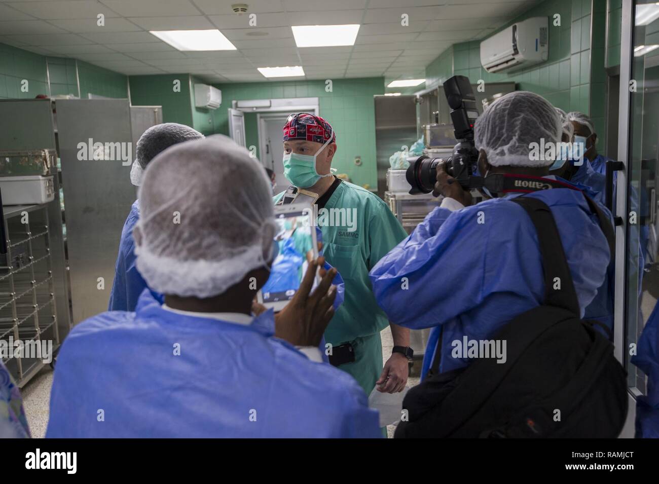 U.S. Army Maj. Keith Lathrop, a nurse anesthetist assigned to Brooke ...
