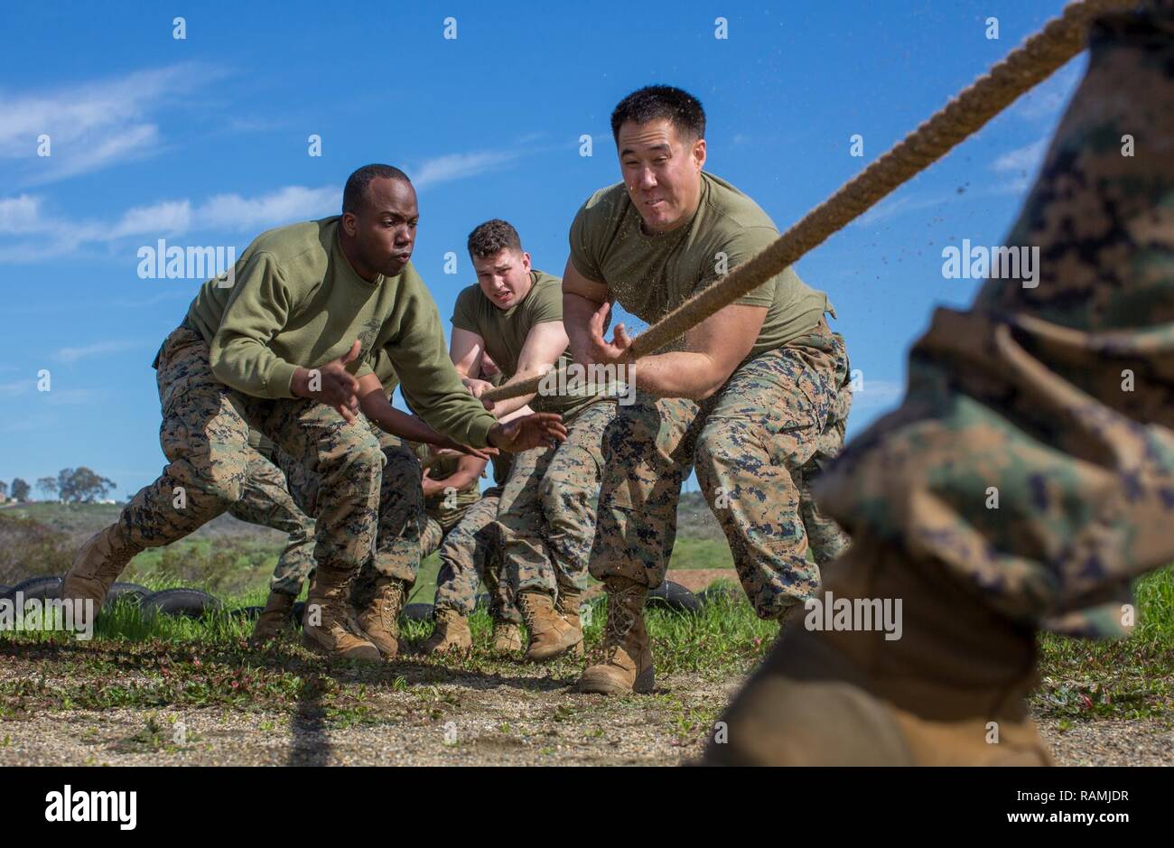 U.S. Marines with 3d Low Altitude Air Defense Battalion, Marine Air ...