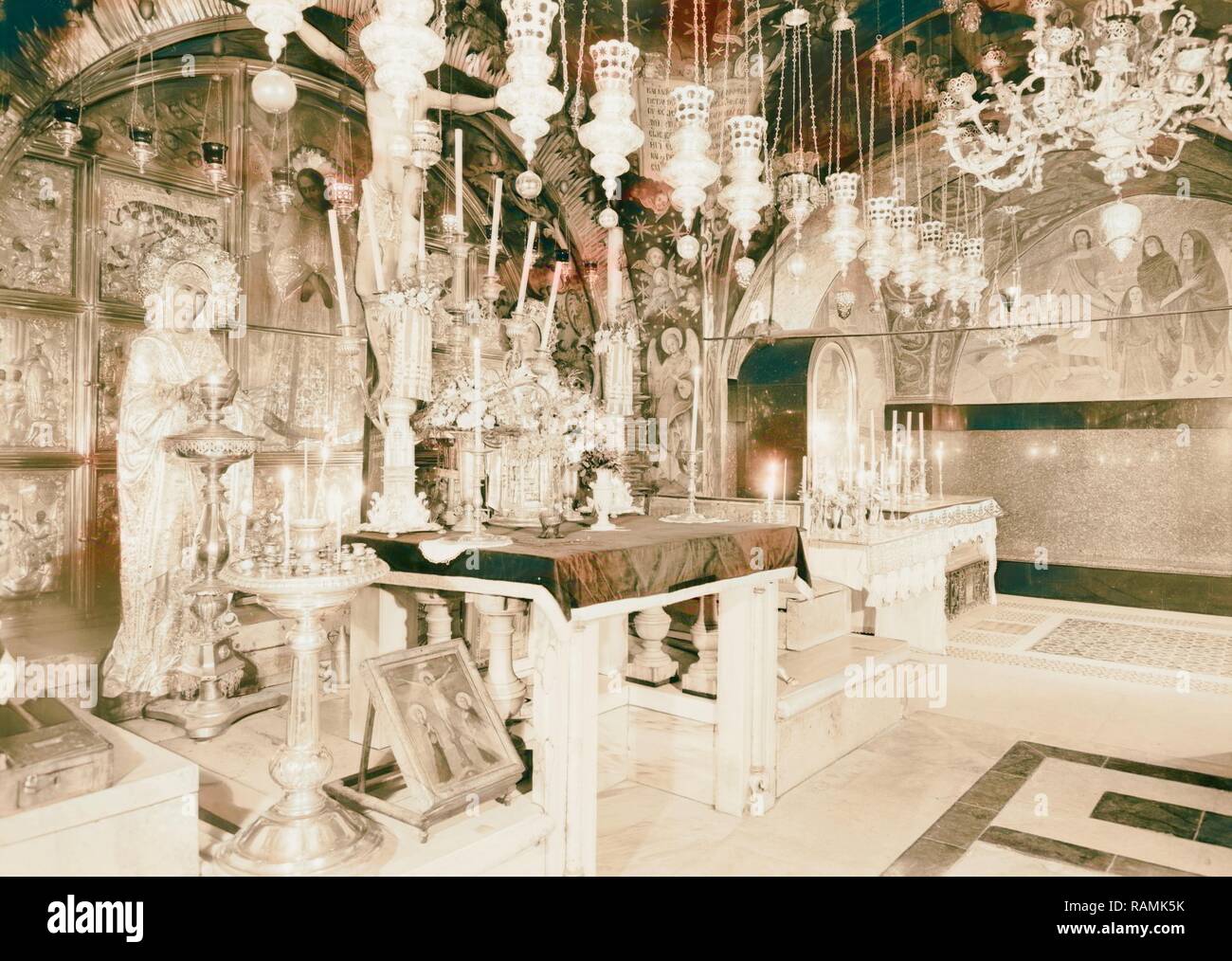 Church of holy sepulchre altars hi-res stock photography and images - Alamy