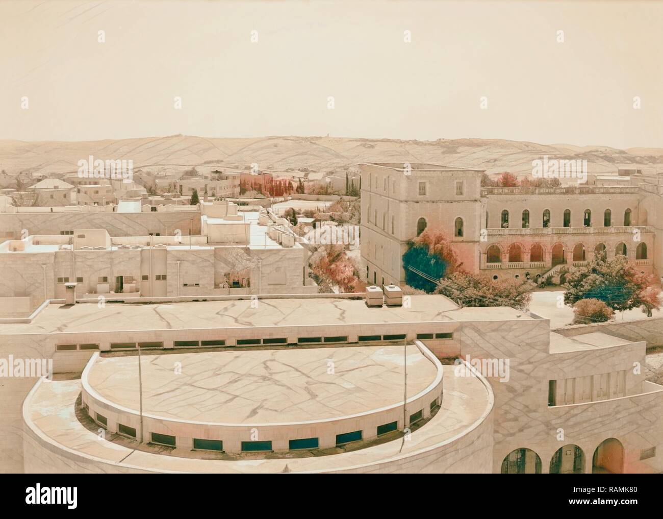Continuation of cyclorama, western sections, Jerusalem. 1940, Israel ...