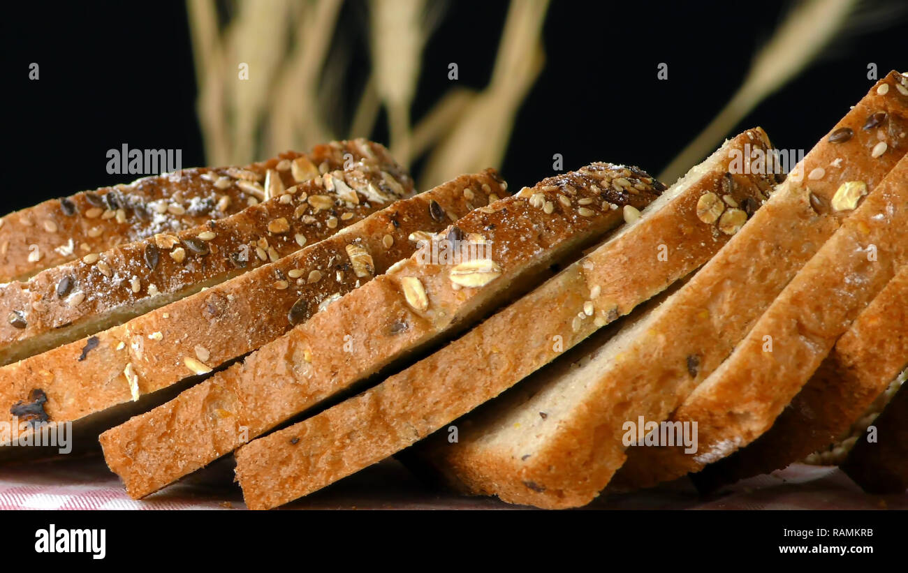 Delicious Fresh Mix of Bread Food Concept Photo Stock Photo - Alamy