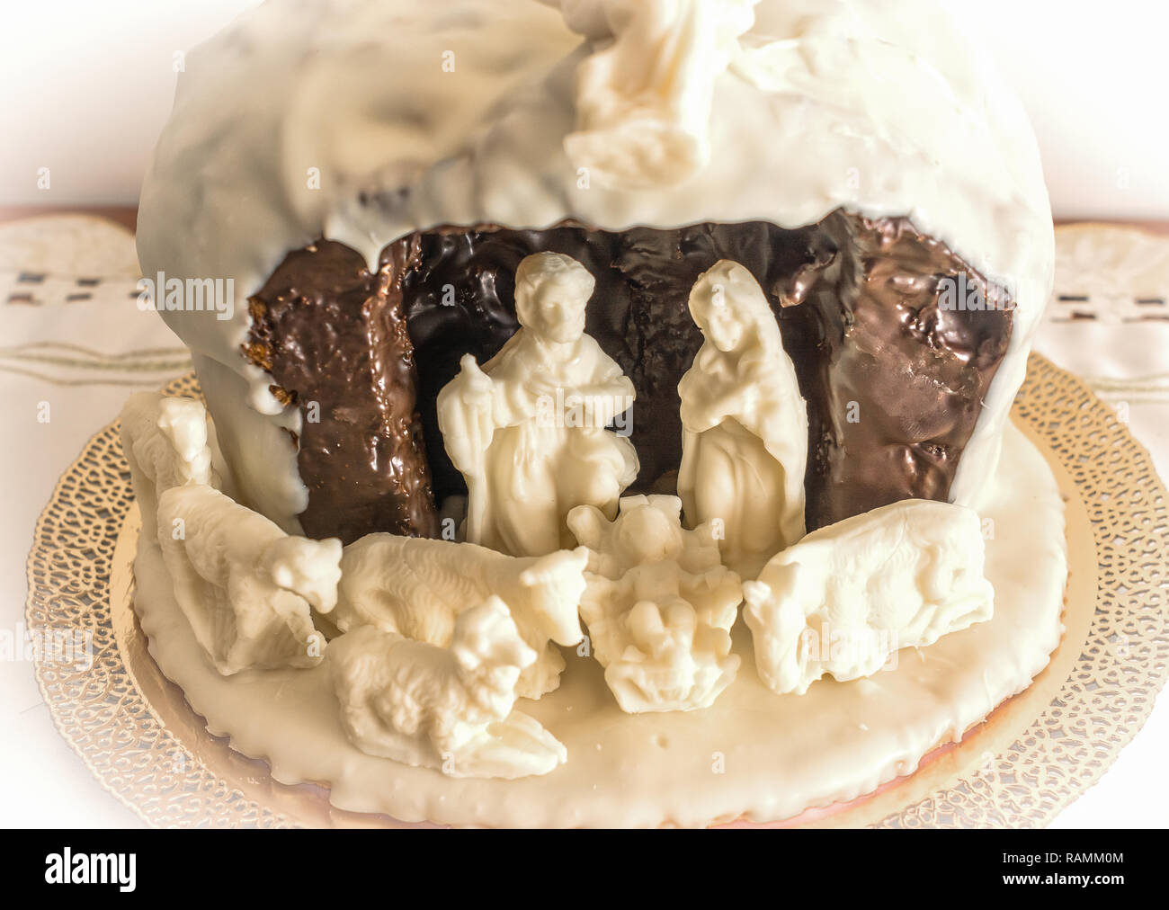 Chocolate Nativity Scene