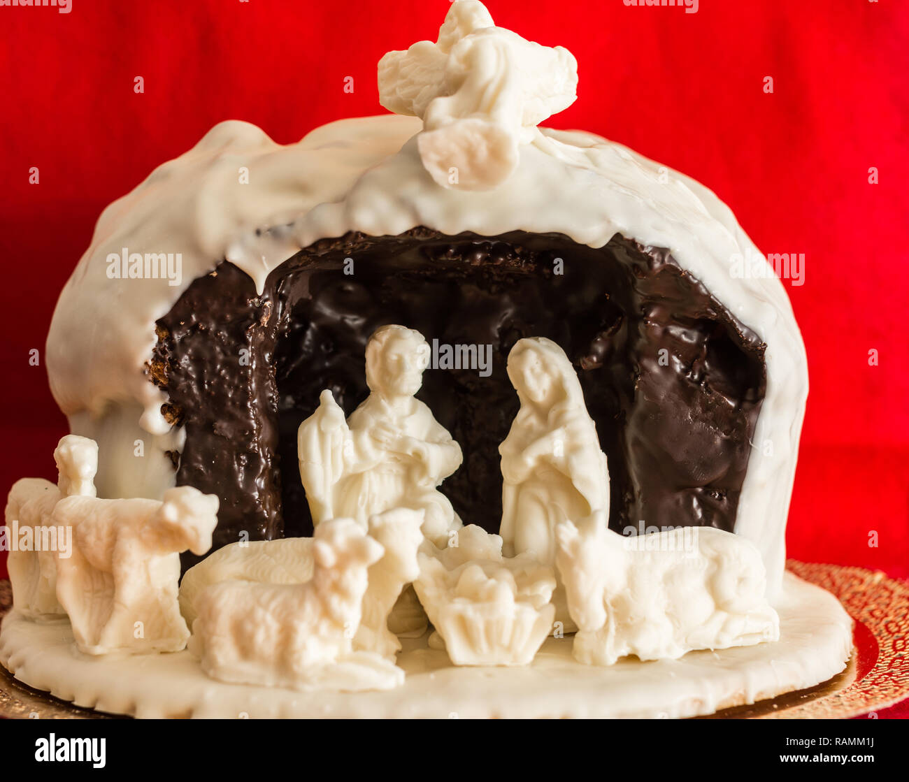 Chocolate Nativity Scene