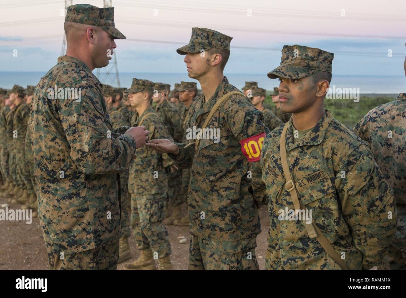 A Drill Instructor with Marine Corps Recruit Depot San Diego presents ...