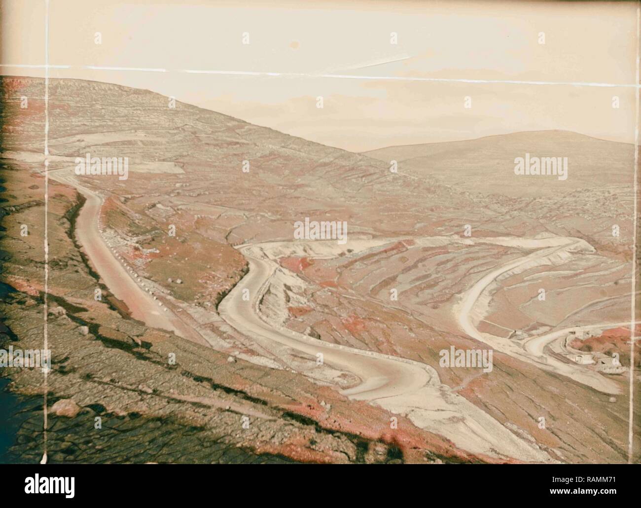Northern views. Lubban (Labonah) 1900, West Bank, El Lubban. Reimagined ...