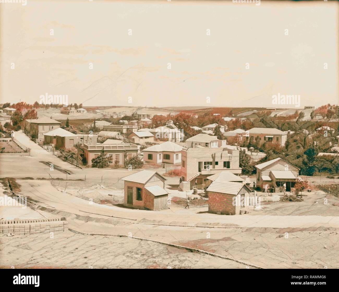 Zionist colonies on Sharon. Rehoboth. A center of orange culture and ...